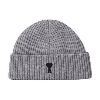 Ami Bonnet De Coeur - Homme - Accessoires - Gris - Taille: ONE Size
