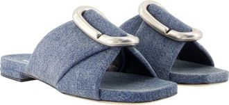 Marc Jacobs Womens The Criss Cross Sandals - Marc Jacobs Cotton Blue Shoes