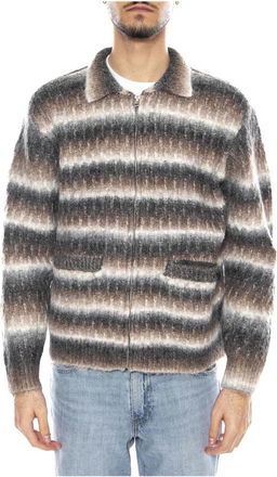 Obey Homme, Pulls, Multicolore, Taille: S Cardigans