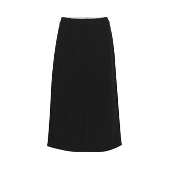 Part Two Femme, Jupes, Noir, Taille: 42 FR Élégante jupe midi noire