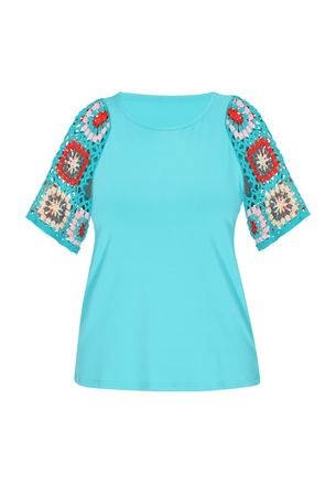 Usha T-Shirt Frauen T&uuml;rkis
