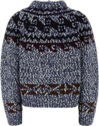 Moncler Crew Neck Sweater - Blue