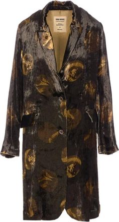 Uma Wang UMA Wang, Femme, Manteaux, Multicolore, Taille: 36 FR Long Printed Velvet Jacket