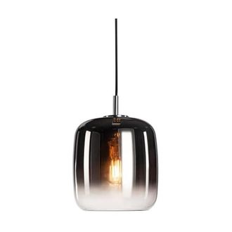 SLV 1003004 Suspension PANTILO 20 Salon, &eacute;clairage dint&eacute;rieur, Lampe Suspendue de Salle &agrave; Manger, LED, plafonnier/E27 15W chrom&eacute;, Verre 20 cm &Oslash;