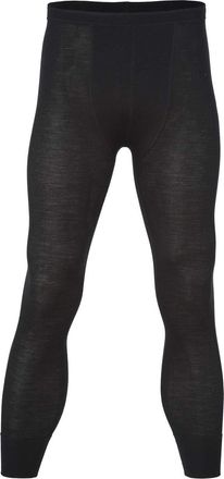 Engel Natur Herren Unterhose lang, Wolle & Seide, Gr. 46-56, 3 Farben (54/56, schwarz)