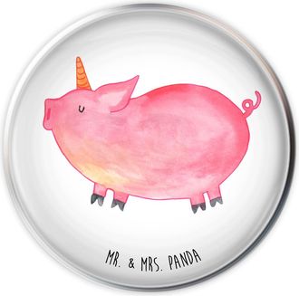 Mr. & Mrs. Panda Ablaufgarnitur Einhorn Schwein - Geschenk, Spruch, Waschbecken Stopfen, Unicorn, Abflussst&ouml;psel, Abfluss, Englisch, waschbeckenverschluss, Einh&ouml;rner, 