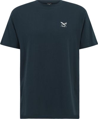 Iriedaily Herren Bio-Baumwoll Sommer T-Shirt - Chestflag Tee in Dark Orion, XXL