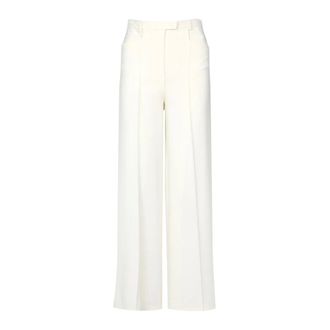Simona Corsellini Femme, Pantalons, Blanc, Taille: 38 FR Cadis Wide Pantalons