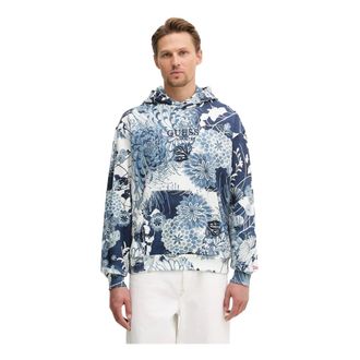 Guess Sweat &agrave; capuche imprim&eacute; floral - Homme - Sweatshirts et sweats &agrave; capuche - Multicolore - Taille: M