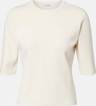 Max Mara T-Shirt aus Jersey