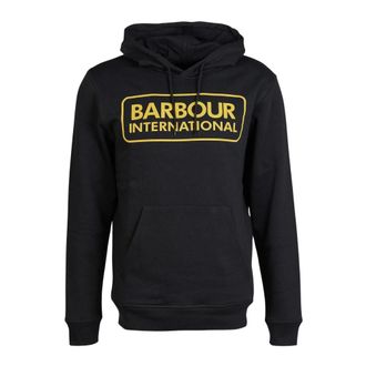 Barbour Schwarzer Pop Over Hoodie - Stilvoll und Bequem - - Sweatshirts & Hoodies - Herren - Schwarzk - S