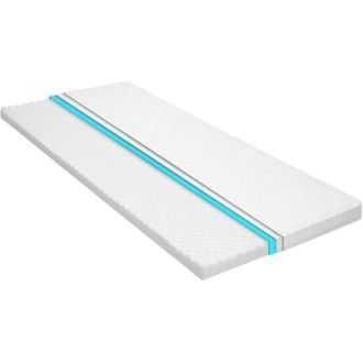 vidaXL Sur-matelas 120 x 200 cm Mousse froide Profil doeuf 6 cm vidaXL