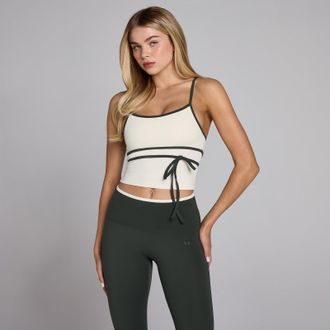 MyProtein D&eacute;bardeur Tempo Contrast &agrave; nouer MP femme - Ivoire - M