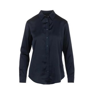 Polo Ralph Lauren Jamelko Langarm-Hemd mit Knopfleiste - - Blouses & Shirts - Damen - Blau - M