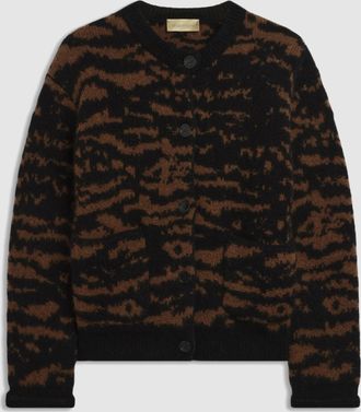 Momoni Gilet Tinna Nero/Caramello