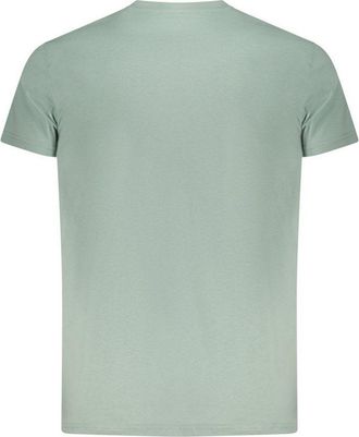 Iceberg T-Shirt Gr&uuml;nes Herren-T-Shirt mit Rundhals und Print