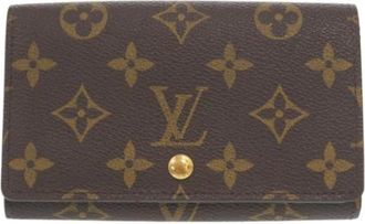 Louis Vuitton unisex, Pre-owned, Brun, Taille: ONE Size Portefeuille Vintage en Toile Pre-owned