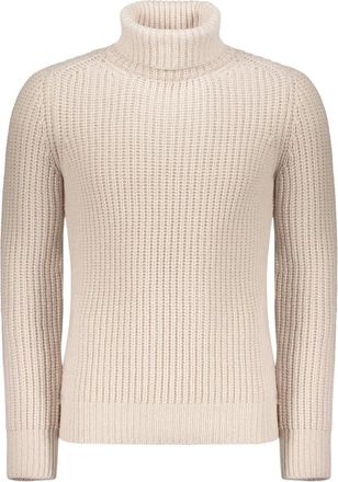 Moorer pull nervuré Cortina-PMA à col roulé - Tons neutres