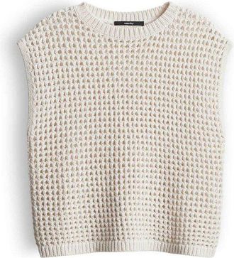someday Strickpullover Tarisela aus Strick mit H&auml;kelstruktur Mit Lochmuster und transparenter Optik f&uuml;r Sommerlooks