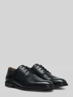 HUGO BOSS Schn&uuml;rschuhe aus echtem Rindsleder Modell Ginsby_derb_lt