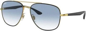 Ray-Ban unisex, Accessoires, Noir, Taille: 56 MM Lunettes de soleil Aviateur Carr&eacute;es