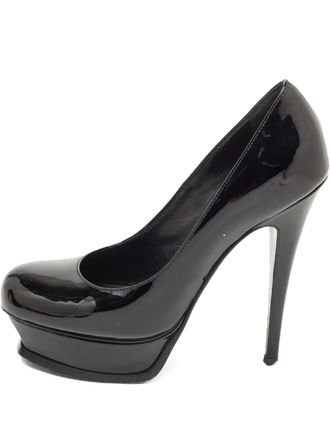 Saint Laurent escarpins en cuir 140 mm (2024) - Noir