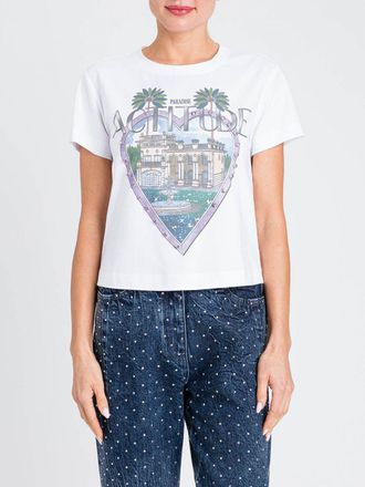 Twin-Set T-Shirt TWINSET ACTITUDE Damen Farbe Wei&szlig;