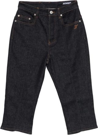 Jacquemus Femme, Jeans, Bleu, Taille: W25 Pantalon Capri de-N&icirc;mes en denim