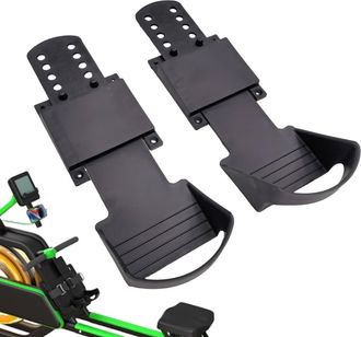 Generico Fu&szlig;pedal - Kein Slip-Ersatzpedale f&uuml;r Rollmaschine, langlebiges ABS Fitness-Zubeh&ouml;r, verstellbares breites Design f&uuml;r -Fitness- und Trainingsmaschinen