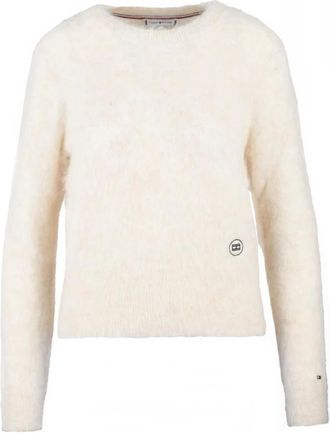 Tommy Hilfiger Femme, Pulls, Blanc, Taille: 36 FR Maglioncino corto