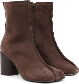 Maison Margiela Anatomic Toe Suede Boot - Brown