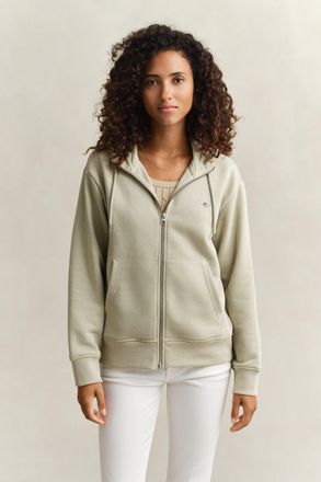 GANT Damen Shield Sweatjacke (XXXL) COUNTRY BEIGE