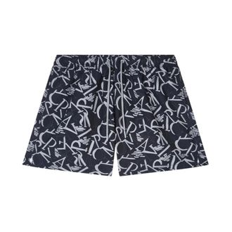 Emporio Armani Homme, Maillots de bain, Noir, Taille: M Short de bain &agrave; cordon