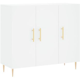 vidaXL Sideboard Wei&szlig; 90x34x80 cm Holzwerkstoff - Vidaxl