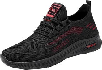 Generic Baskets l&eacute;g&egrave;res pour homme - Chaussures de sport &agrave; lacets - En maille - Respirantes - Soutien de la vo&ucirc;te plantaire - Chaussures orthop&eacute;diques &agrave; fond 
