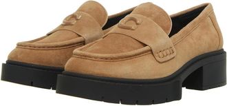 Coach Loafer - Leah Suede Loafer - Gr. 38,5 (EU) - in Braun - f&uuml;r Damen