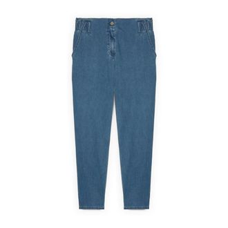 Fiorella Rubino Damen, Jeans, Blau, XLGr&ouml;&szlig;e