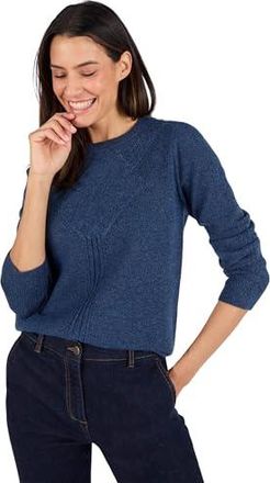 Damart Pull Jeu de Points Thermolactyl Femme Bleu Taille 42/44