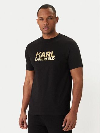 Karl Lagerfeld T-Shirt 755780 500235 Schwarz Regular Fit