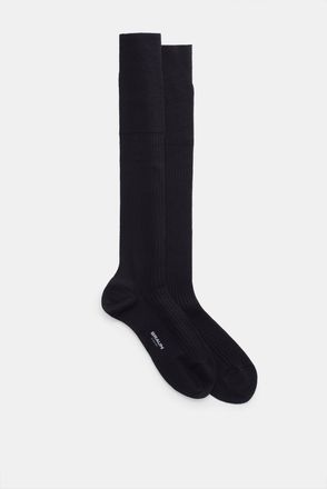 Falke Herren - Kniestrumpf No. 7 dunkelblau
