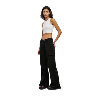 Urban Classics Cargo-Hose f&uuml;r Damen (Schwarz)