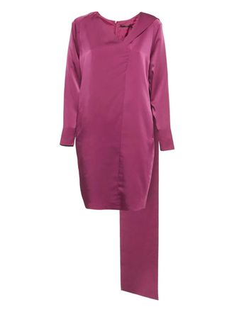 BOSS robe en satin - Rose