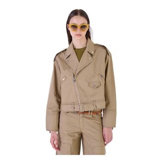 Silvian Heach Beiger Mantel - - Jackets - Damen - Beige - 2XS