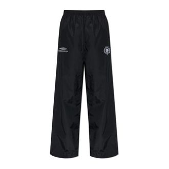 Balenciaga Sweatpants mit Logo-Patch - - Trousers - Herren - Schwarzk - XL