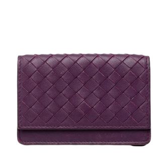 Bottega Veneta Pre-owned Card Holder - - Pre-owned - Damen - Lila - ONE SIZE