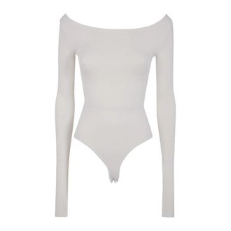 Entire studios Off-the-Shoulder Langarm-Body - - Tops - Damen - Wei&szlig; - XL/2XL