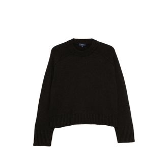 SOEUR Will Raglan-sleeve Ribbed-trim Sweater