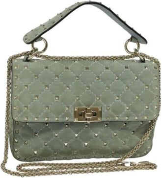 Valentino Pre-owned Cuir sacs-main - Femme - Pre-owned - Bleu - Taille: ONE Size