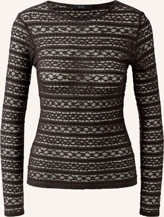 Oui Longsleeve braun