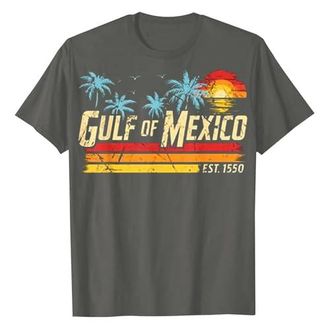 Generic T-shirt &laquo; Going Out Gulf of Mexico &raquo; pour femmes 2025 - Lettre de course &agrave; pied d&eacute;t&eacute; - Coupe ample - Joli t-shirt graphique - D&eacute;contract&eacute; - Tendance -